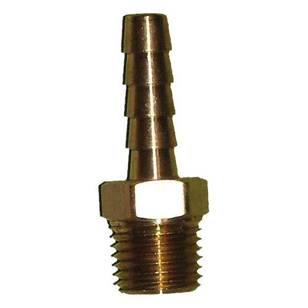 blackburnmarine.net: "Male" Fuel Fitting | .25" barb connector